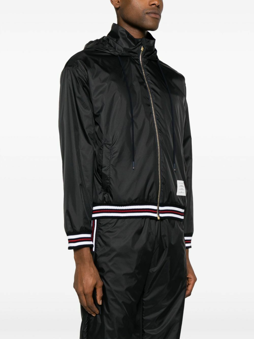 Thom Browne Blue RWB Bomber Jacket Thom Browne