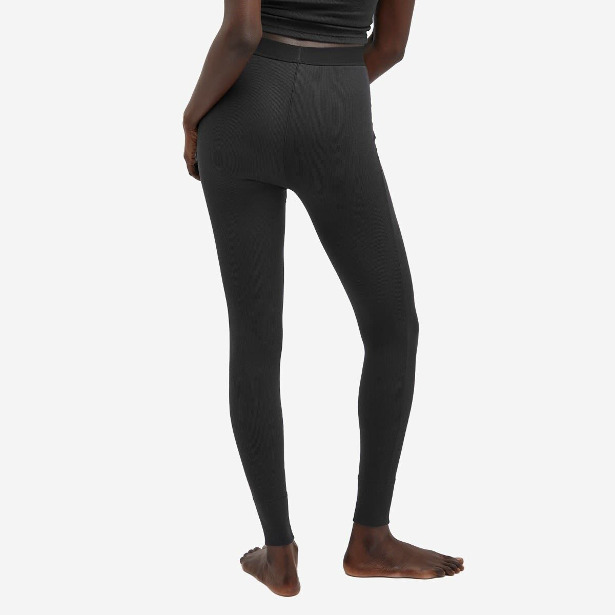 SKIMS Women's Cotton Rib Legging in Soot SKIMS