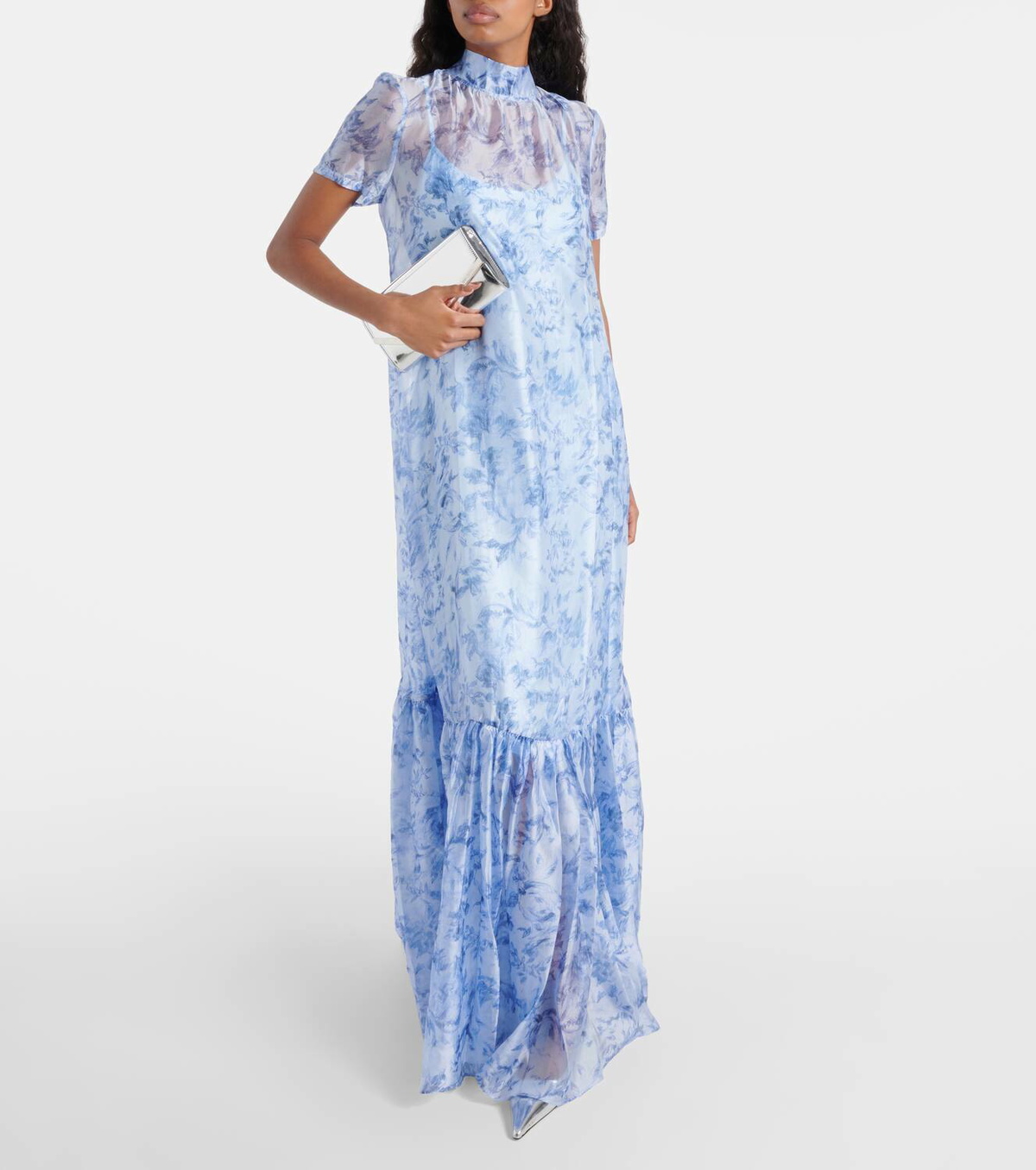 Staud Calluna floral tiered maxi dress Staud