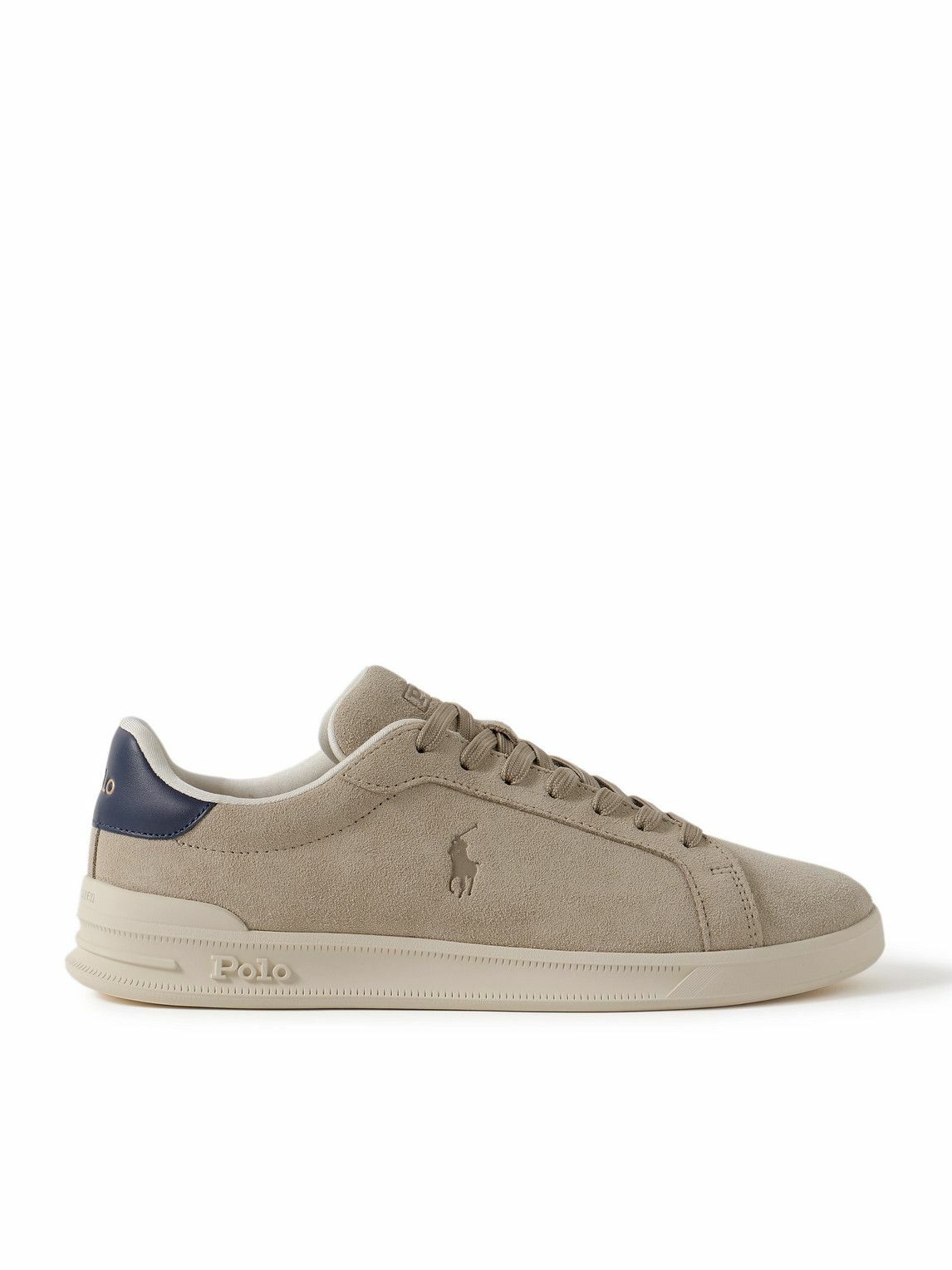 Polo Ralph Lauren - Heritage Court II Logo-Debossed Leather-Trimmed ...