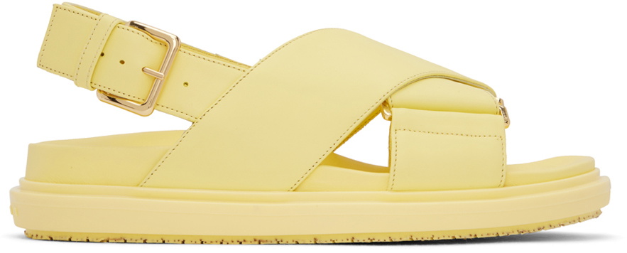 Marni Yellow Fussbett Sandals Marni