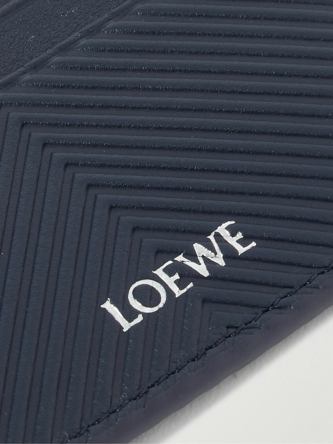 LOEWE - Logo-Print Debossed Leather Cardholder Loewe
