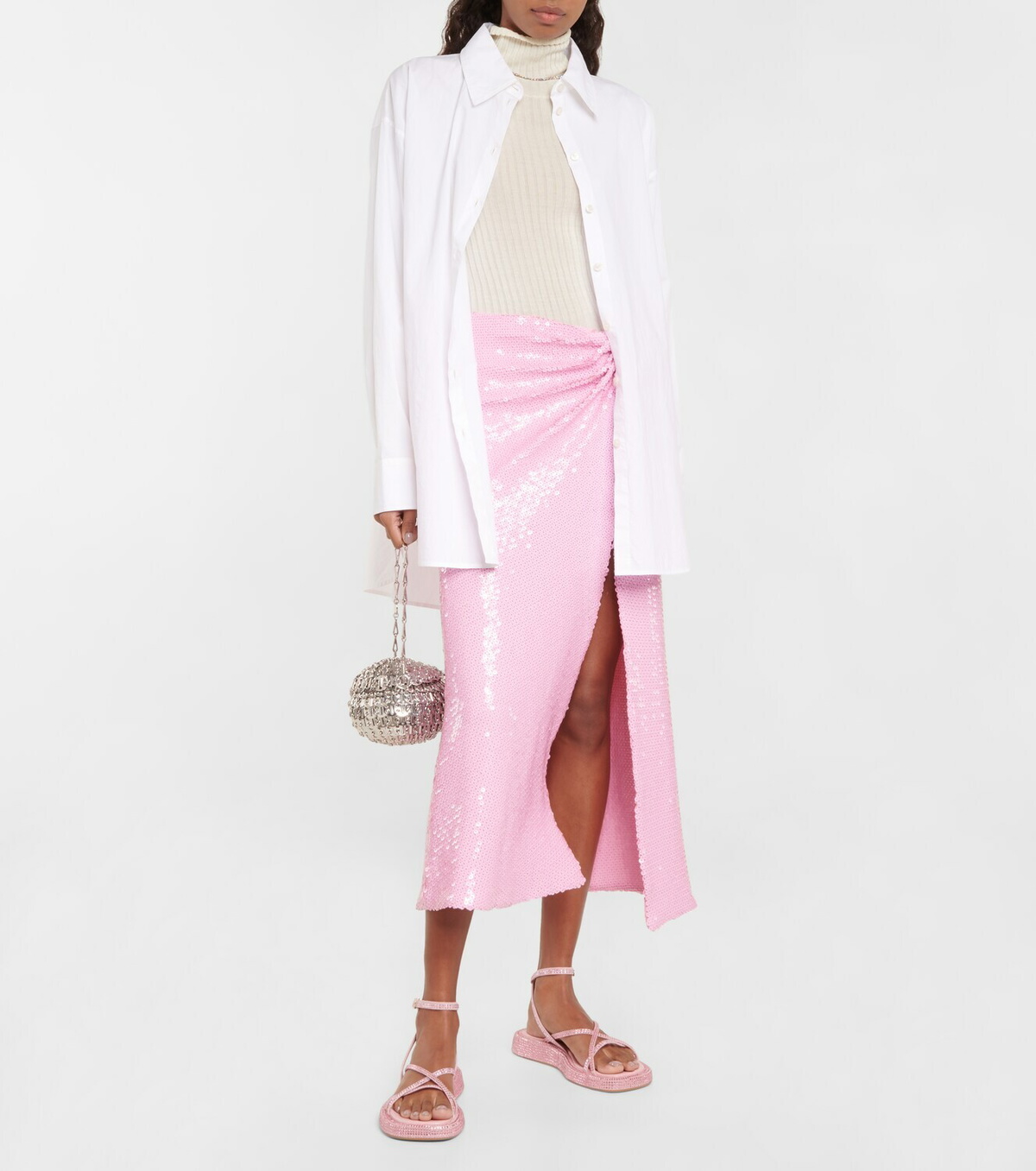 Gia Borghini - Gia/Rhw Rosie embellished leather 16 S sandals Gia Borghini