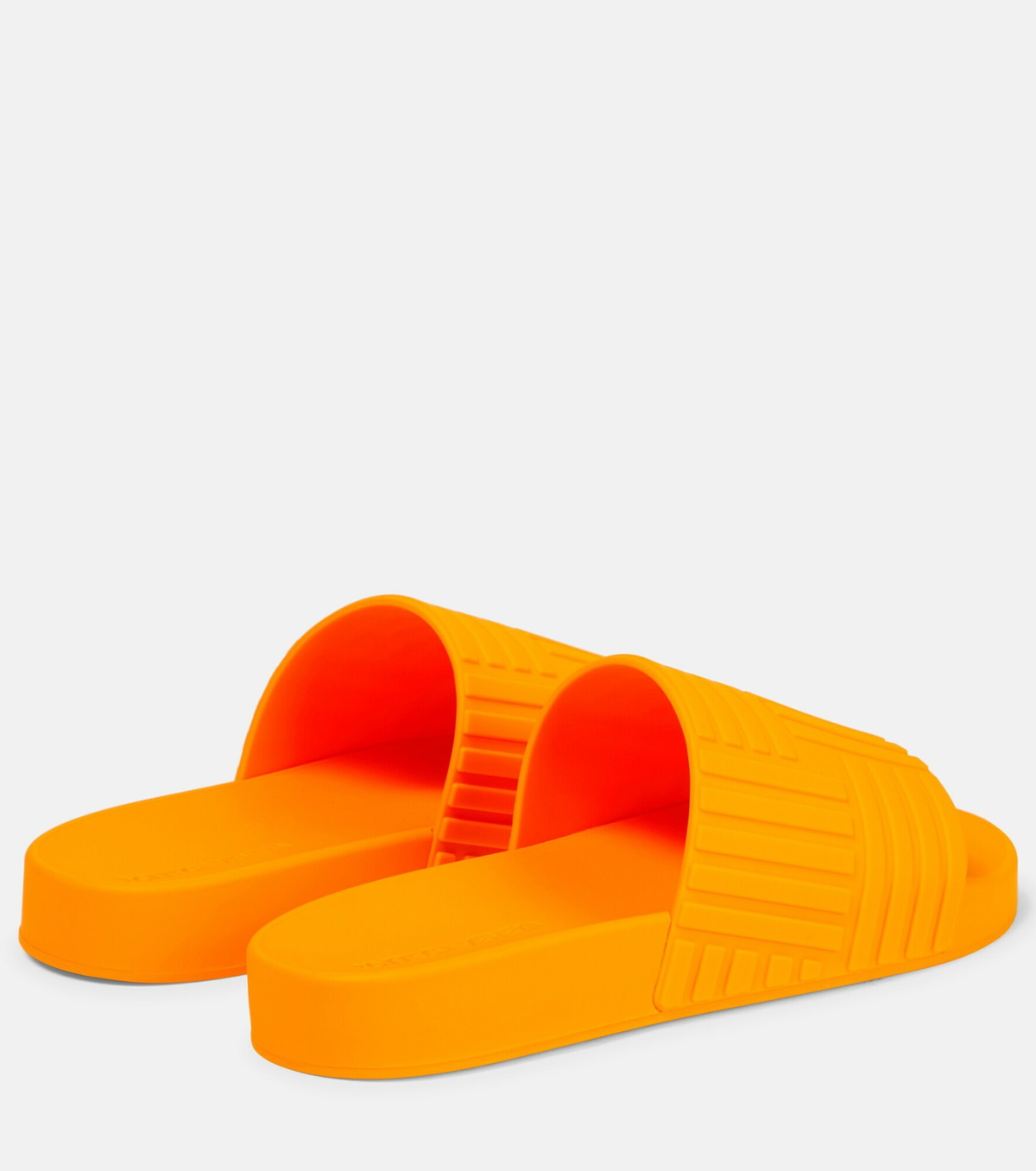 Bottega Veneta - Slider embossed rubber slides Bottega Veneta