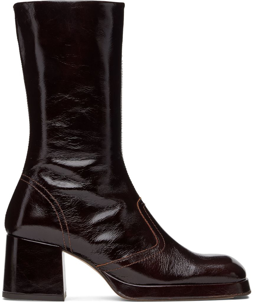 Miista Brown Cass Boots MIISTA