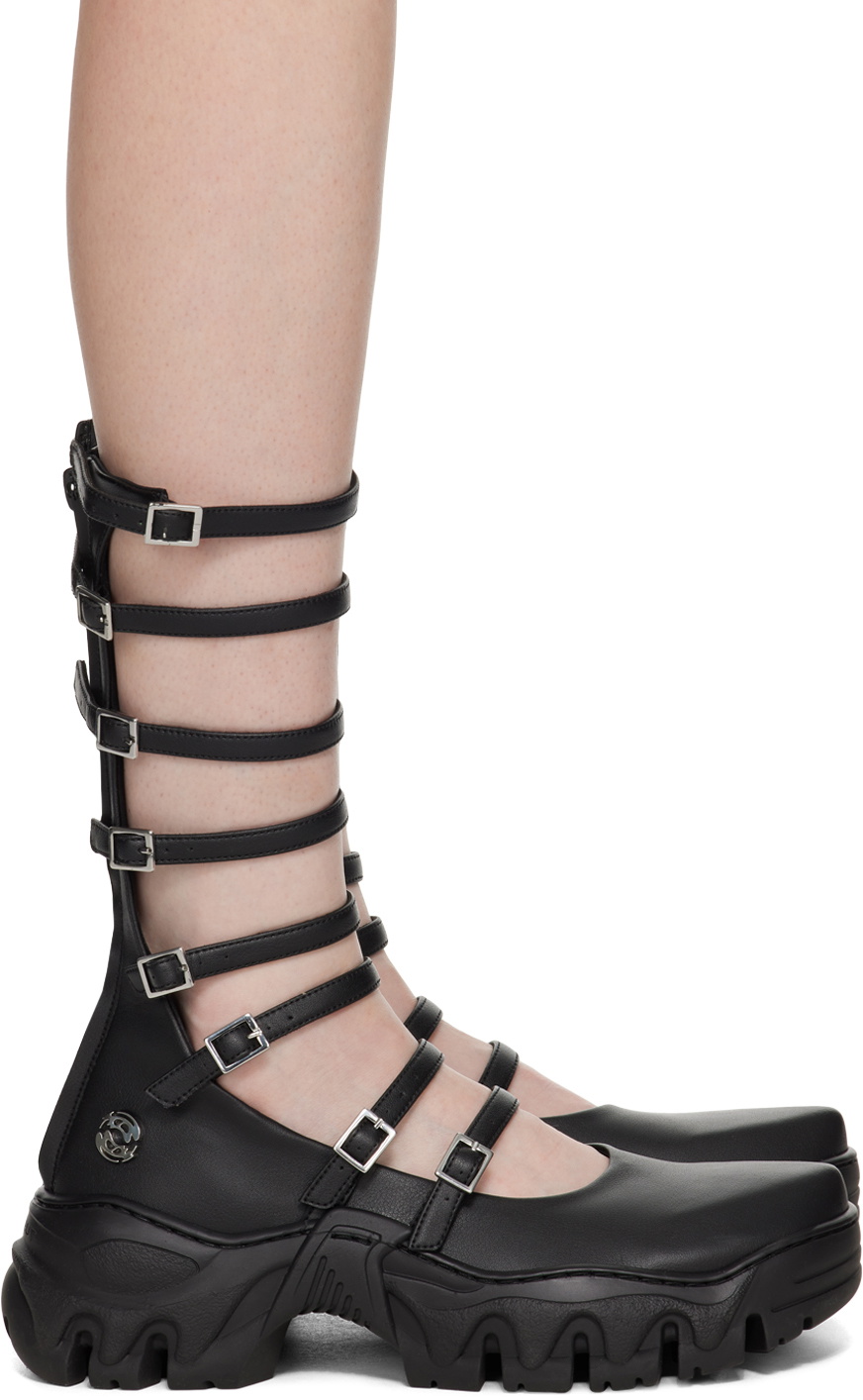 Rombaut Black MJ High Loafers Rombaut