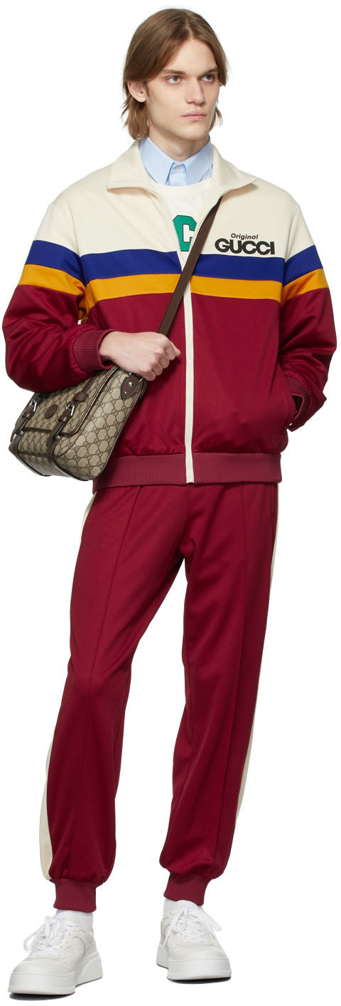 Gucci Red 'Original Gucci' Track Sweatpants Gucci