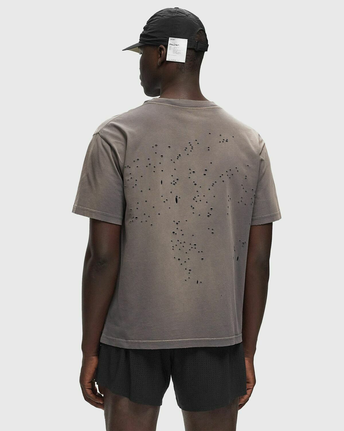 Satisfy Running Moth Tech T Shirt Black Shortsleeves Satisfy