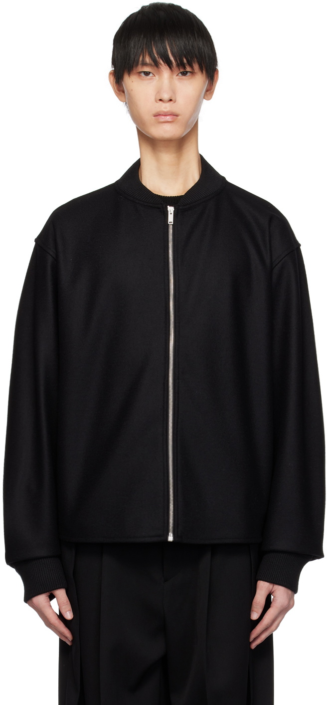 Jil Sander Black Zip Jacket Jil Sander