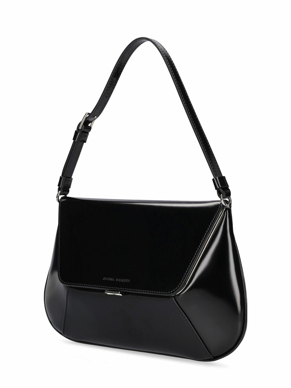 AMINA MUADDI - Ami Spazzolato Leather Shoulder Bag Amina Muaddi