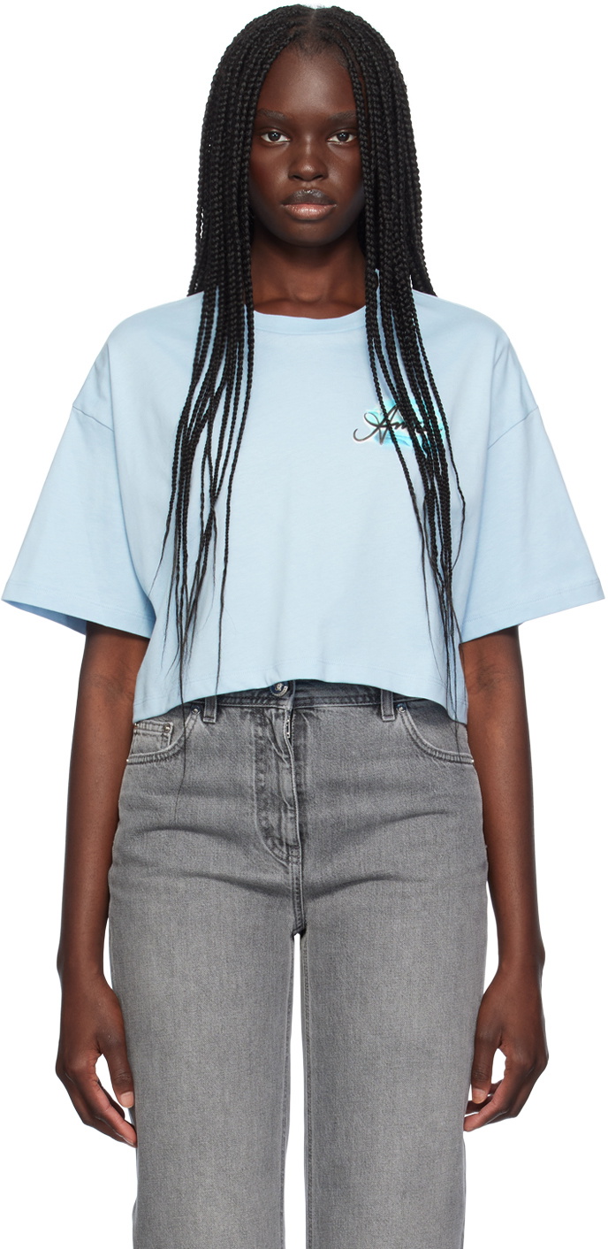 AMIRI Blue Amiri Paradise Airbrush T-Shirt Amiri