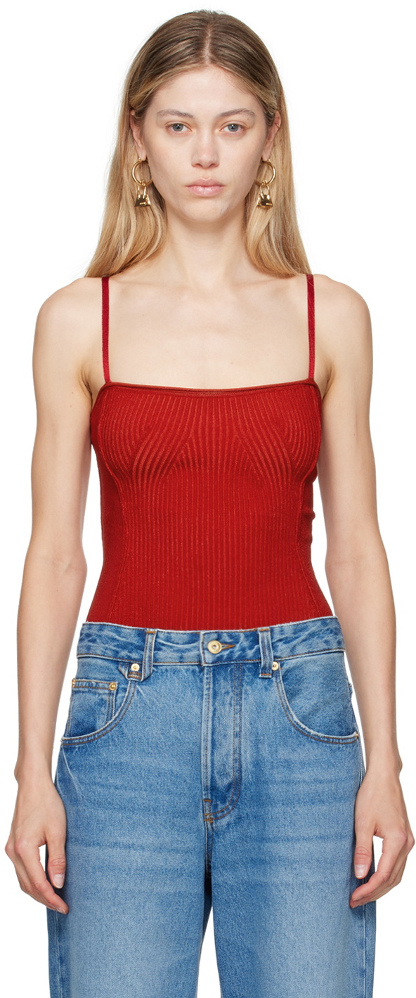 JACQUEMUS Red La Casa 'Le haut Sierra' Camisole Jacquemus