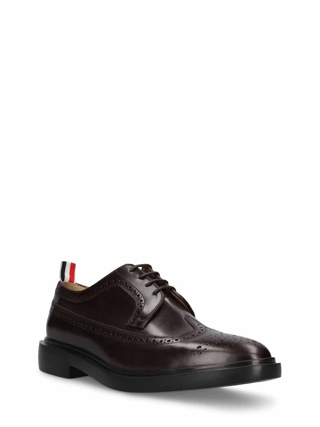 THOM BROWNE - Longwing Brogue Leather Lace-up Shoes Thom Browne