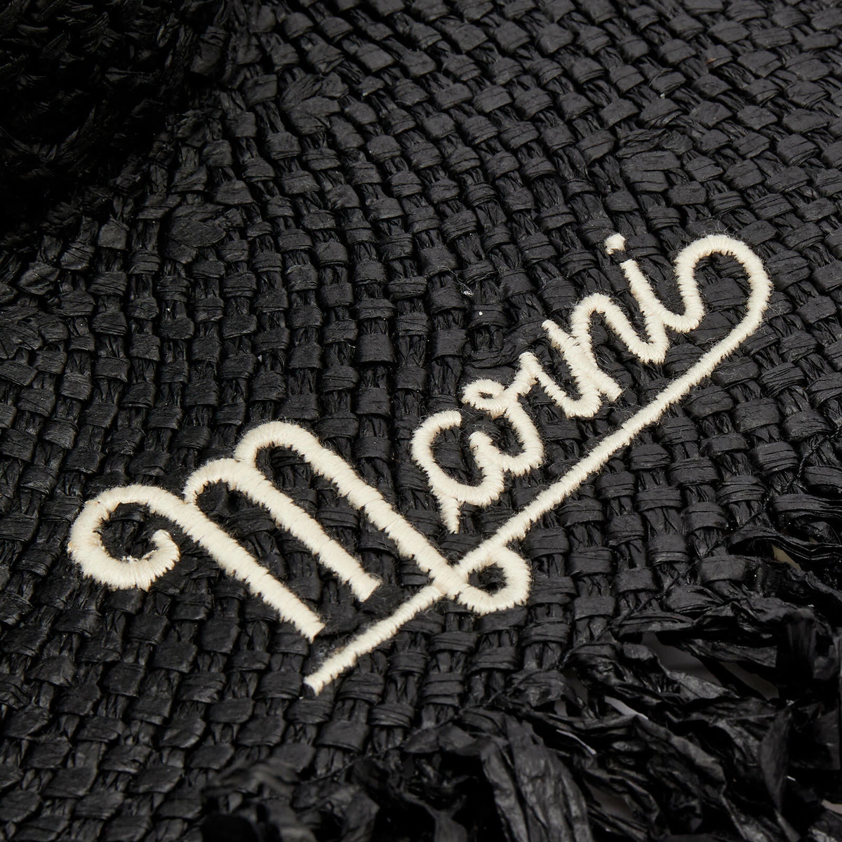 Marni Women's Logo Sun Hat in Black Marni