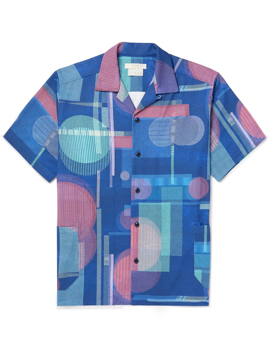 Norbit by Hiroshi Nozawa - Aloha Convertible-Collar Printed Jersey ...