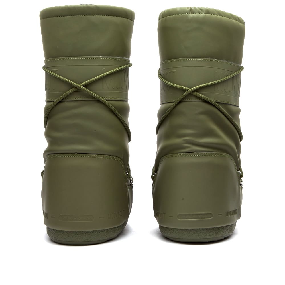 Moon Boot Women's Icon Rubber Boot in Khaki Moon Boot