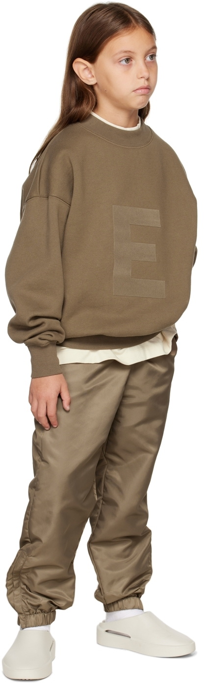 Essentials Kids Brown Logo Sweatshirt Essentials