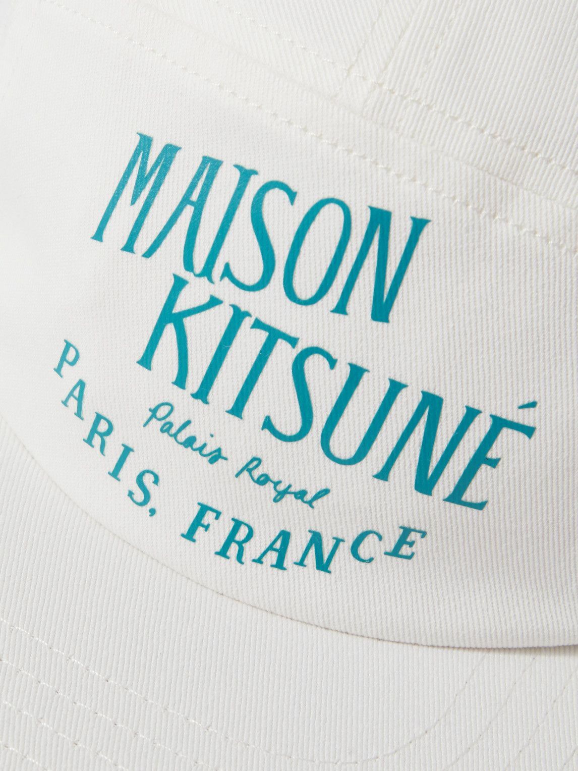 Maison Kitsuné - Logo-Print Cotton-Twill Baseball Cap Maison Kitsune