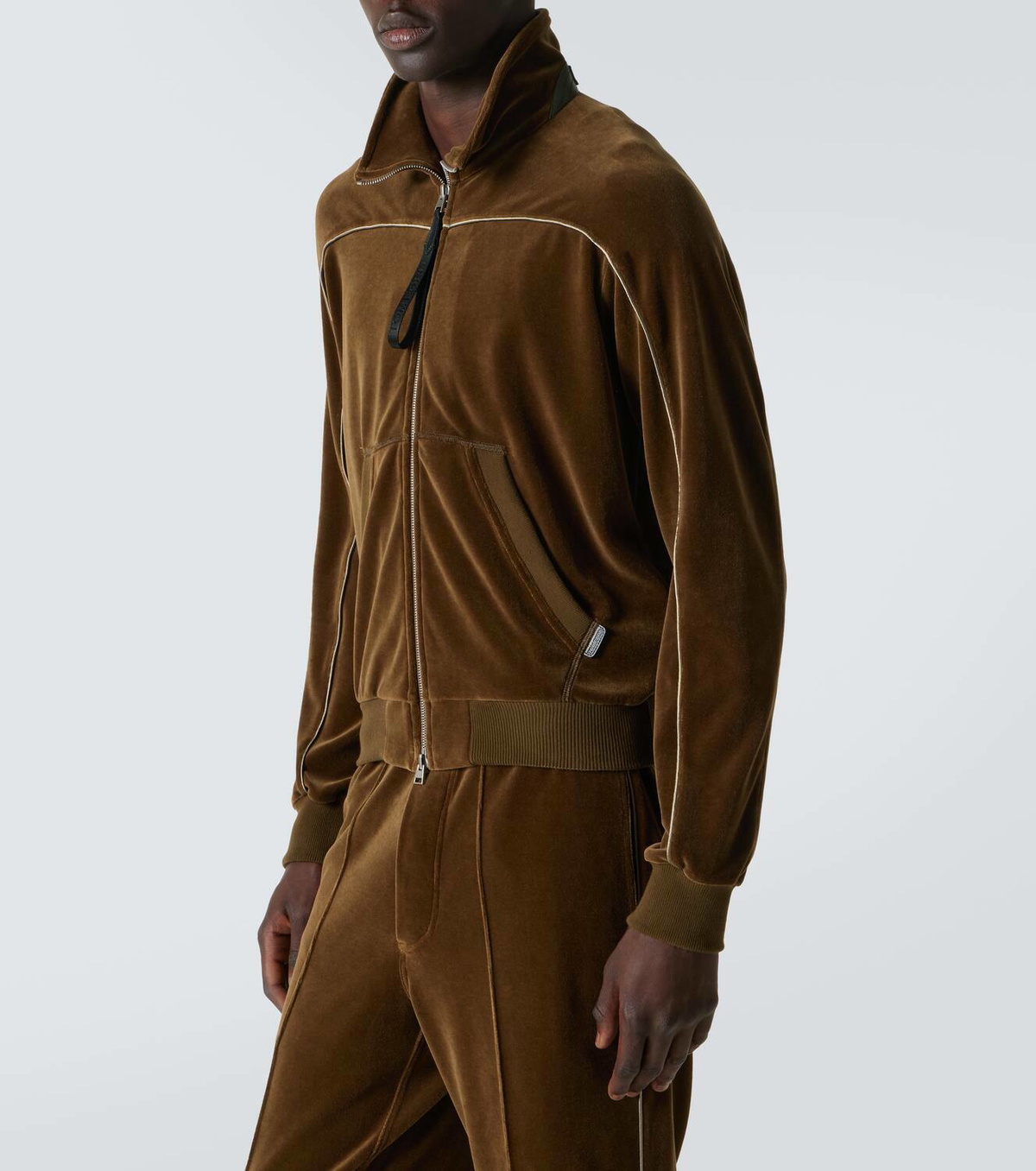Tom Ford Cotton-blend velvet track jacket TOM FORD
