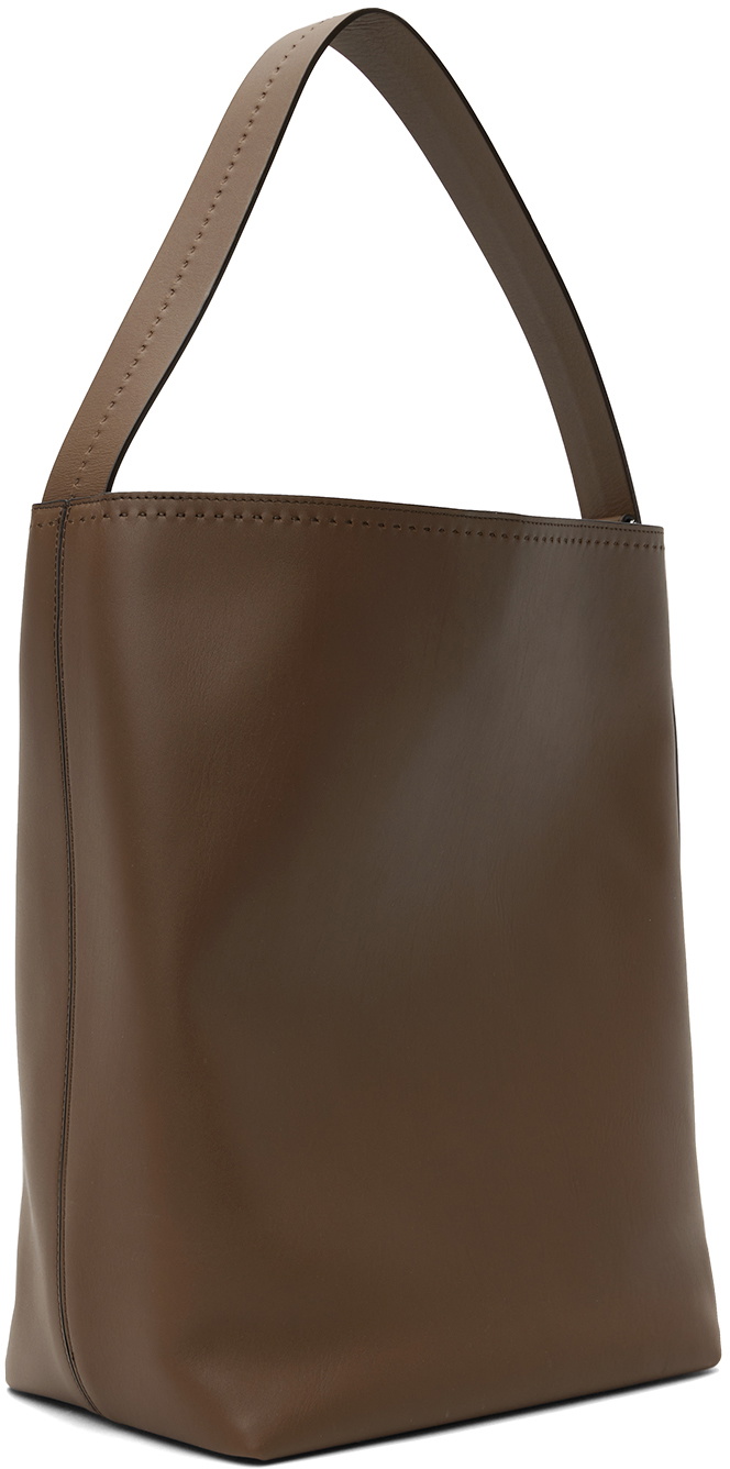 Max Mara Brown Medium Leather Archetipo Tote Max Mara