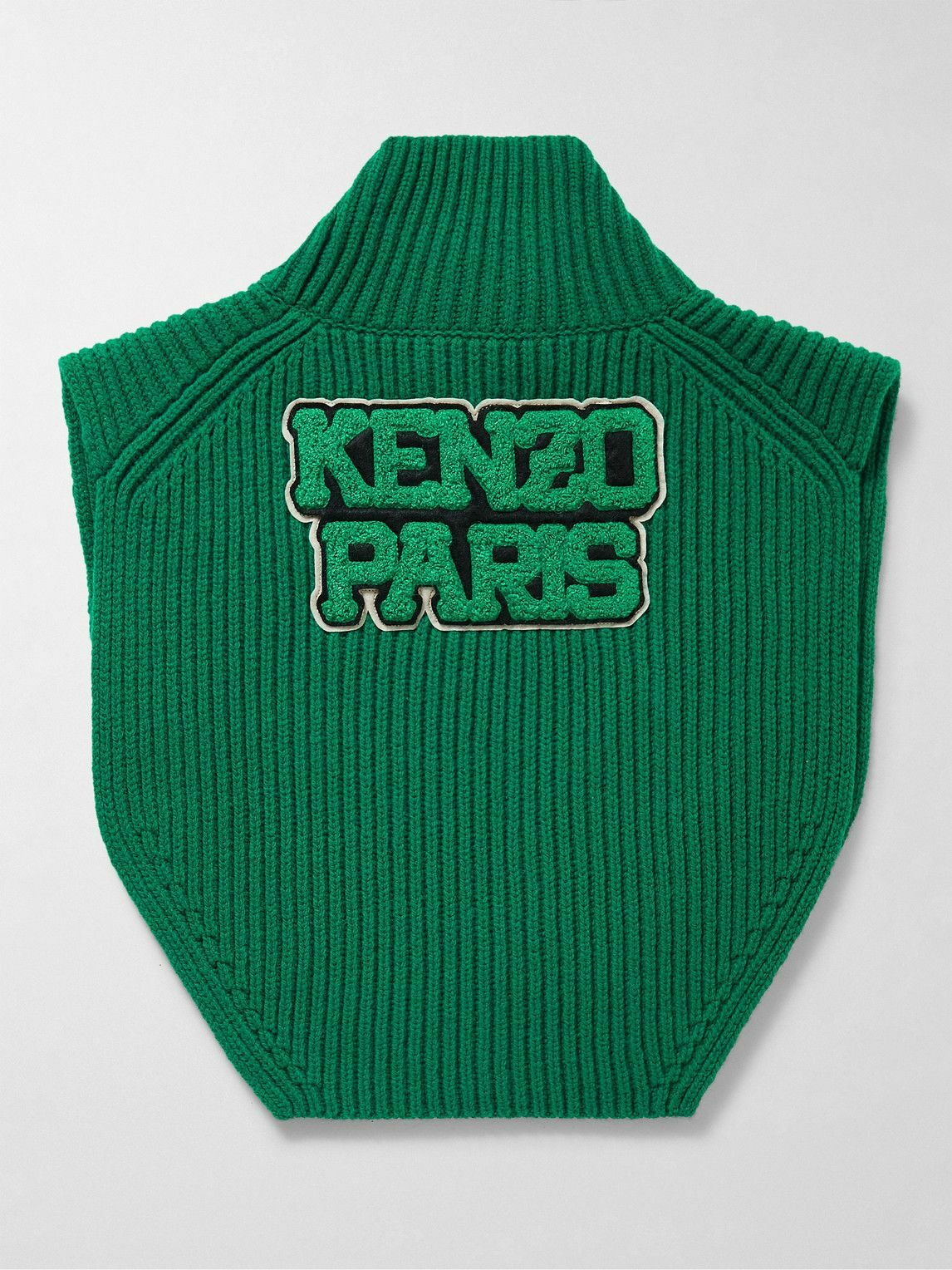 KENZO - Logo-Appliquéd Knitted Bib Kenzo