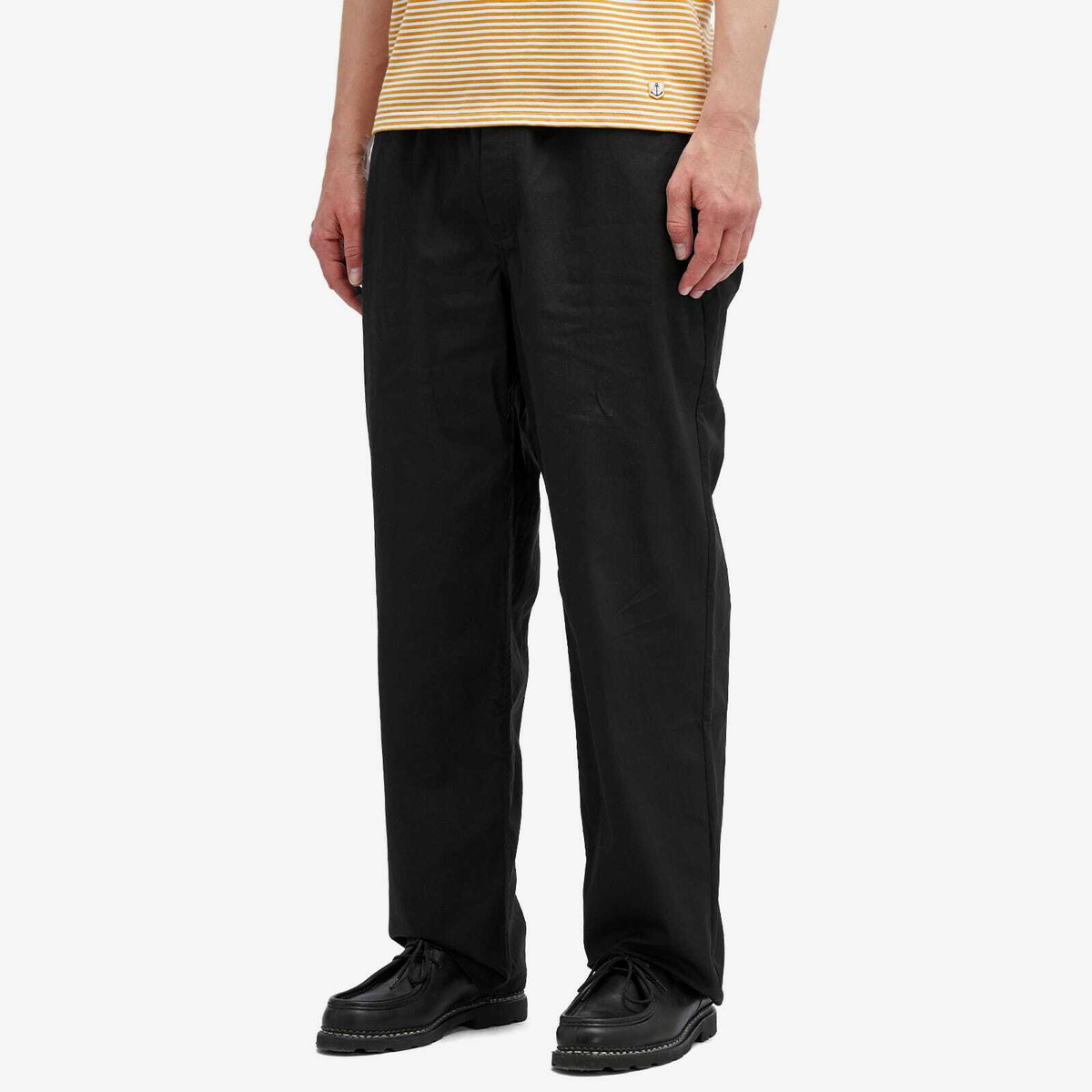 Norse Projects Men's Ragnar Broken Twill Pants in Black Norse Projects