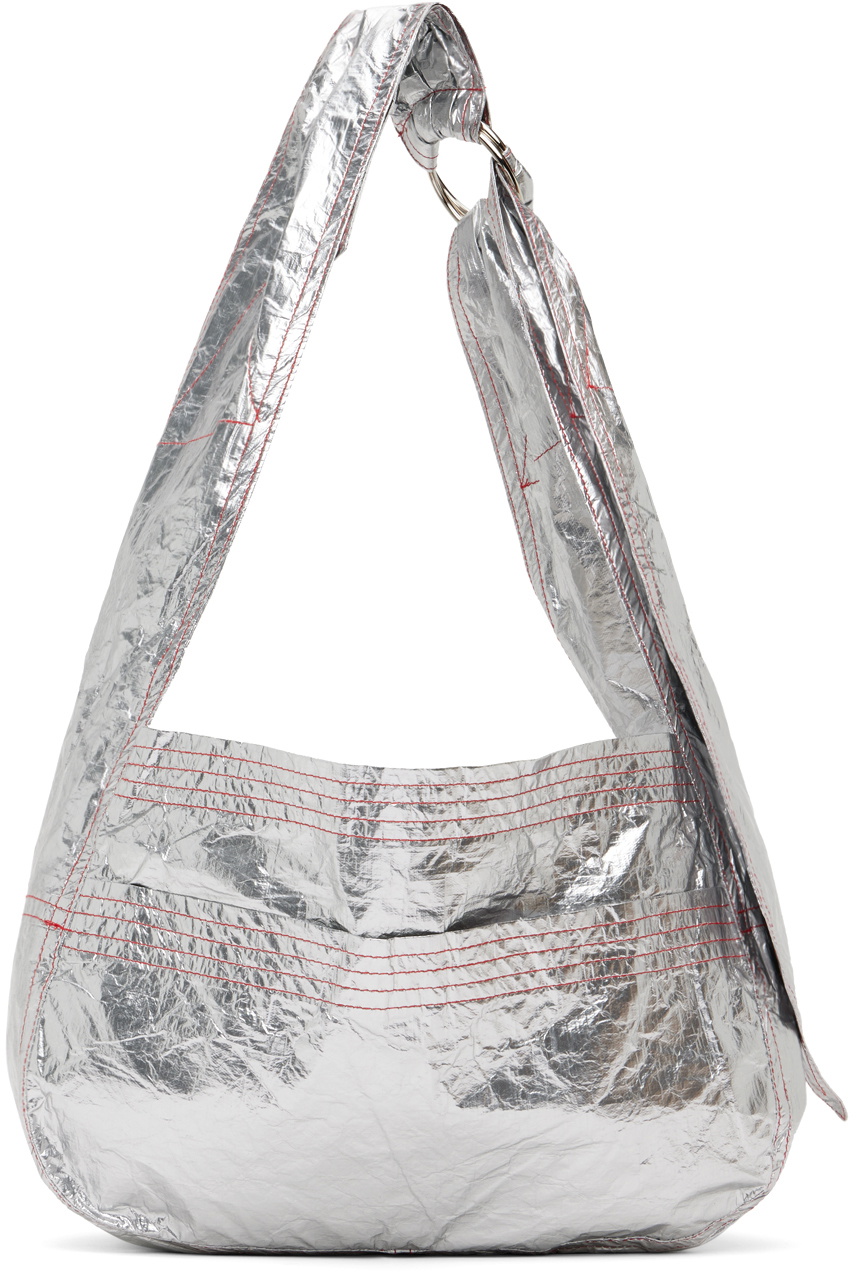 SC103 Silver Mini Cocoon Bag SC103