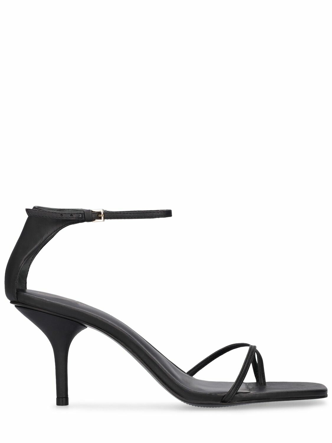 REFORMATION - 75mm Gigi Metallic Leather Sandals Reformation