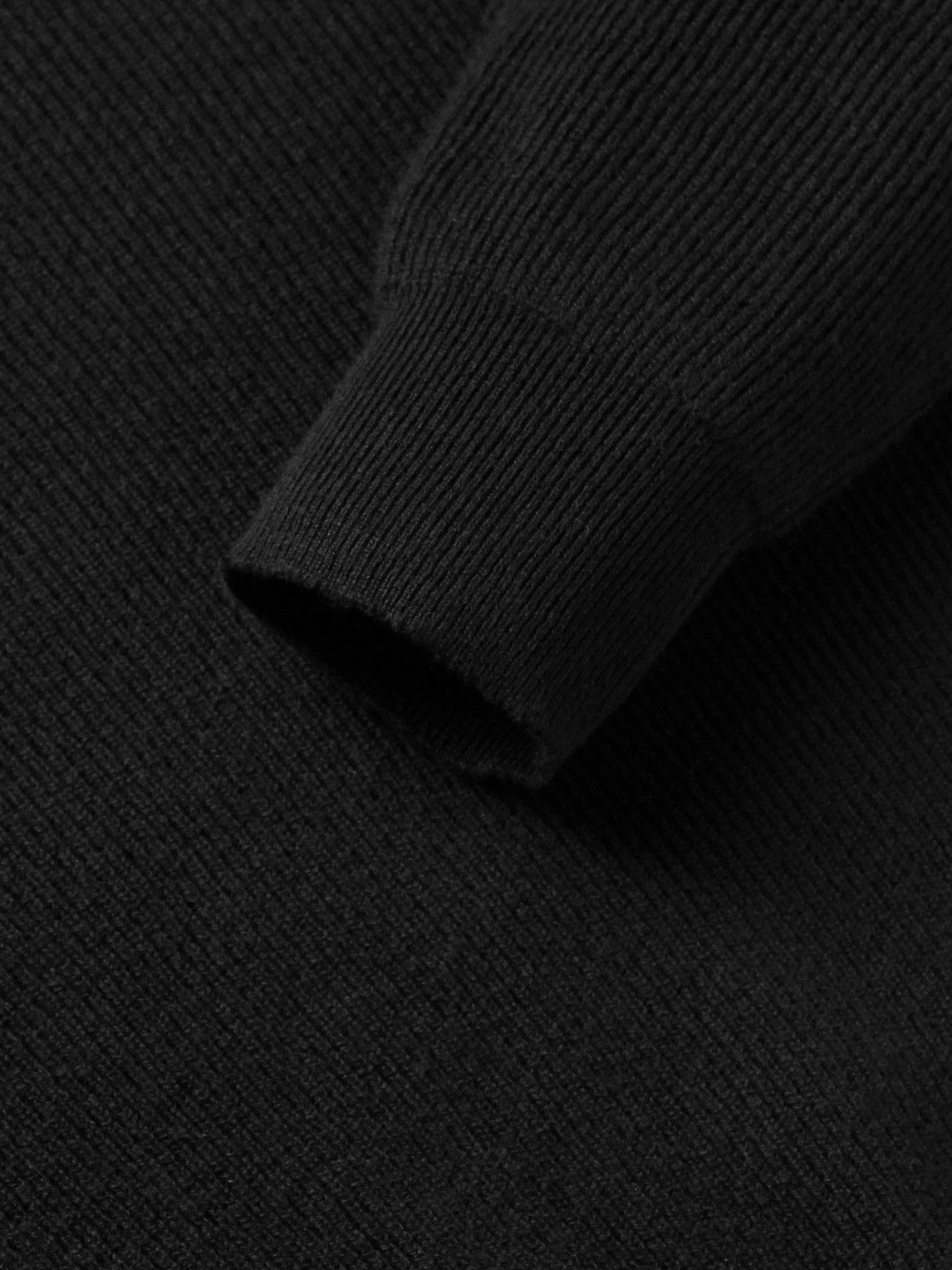 The Row - Daniel Ribbed Cashmere Rollneck Sweater - Black The Row