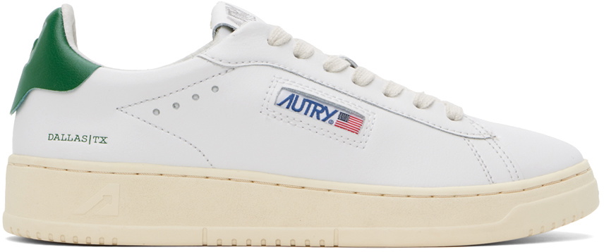 AUTRY White Dallas Low Sneakers Autry