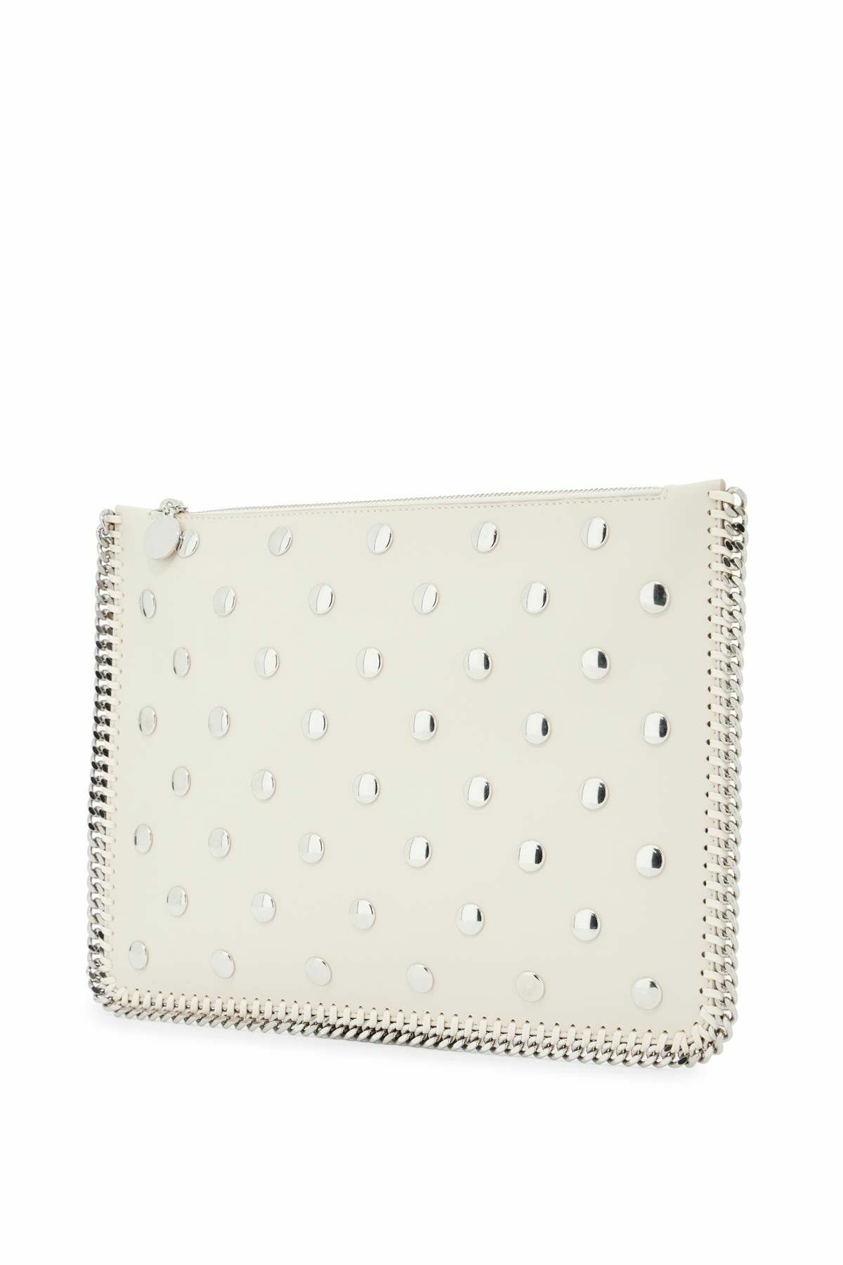 STELLA McCARTNEY falabella studded pouch with Neutro Stella McCartney