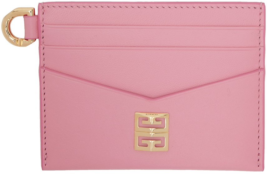 Givenchy Pink 4G Card Holder Givenchy