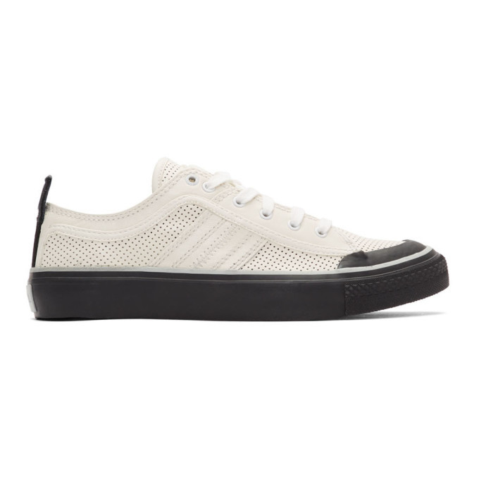 Diesel White S-Astico Low Logo Sneakers Diesel