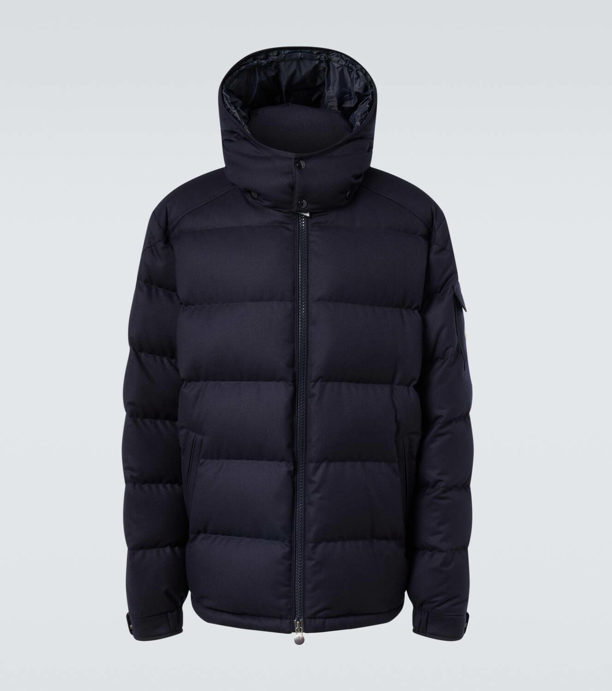 Moncler Montgenevre wool flannel down jacket Moncler