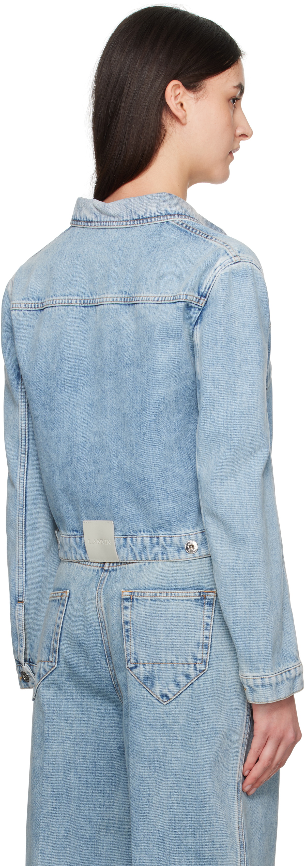Lanvin Blue Short Denim Jacket Lanvin