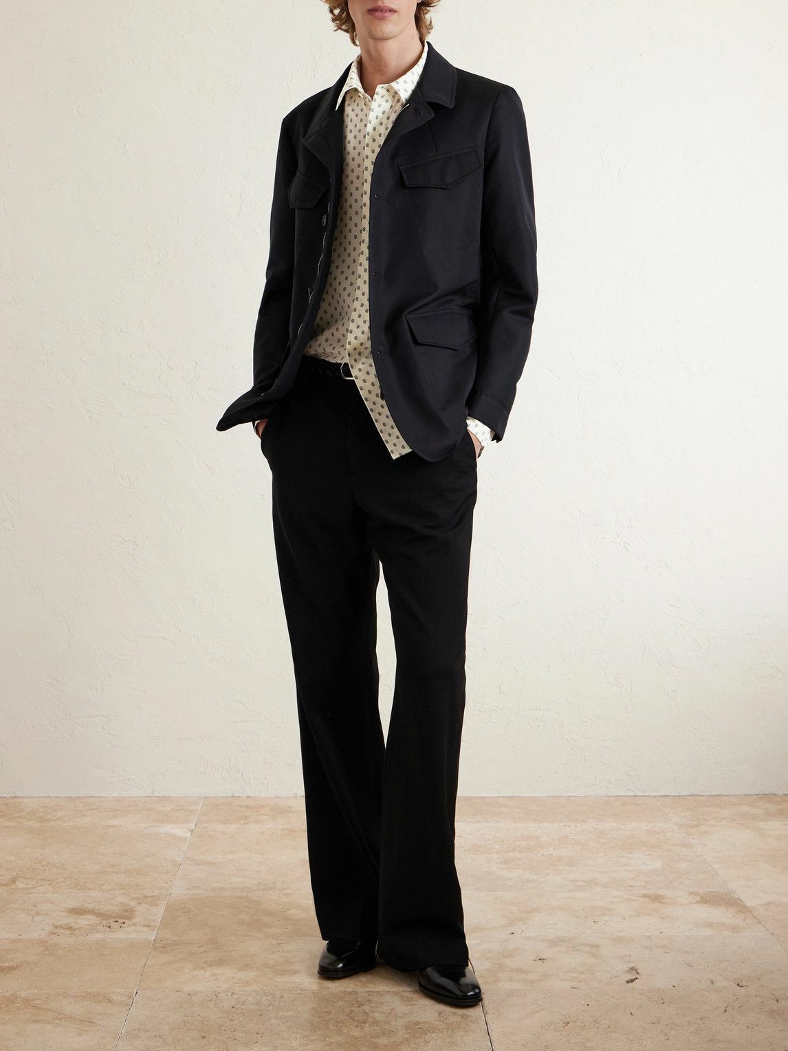 TOM FORD - Paisley-Print Silk Crepe de Chine Shirt - White TOM FORD