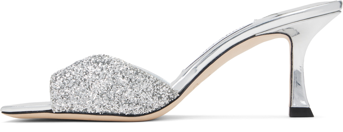 Jimmy Choo Silver Skye 70 Heeled Sandals Jimmy Choo