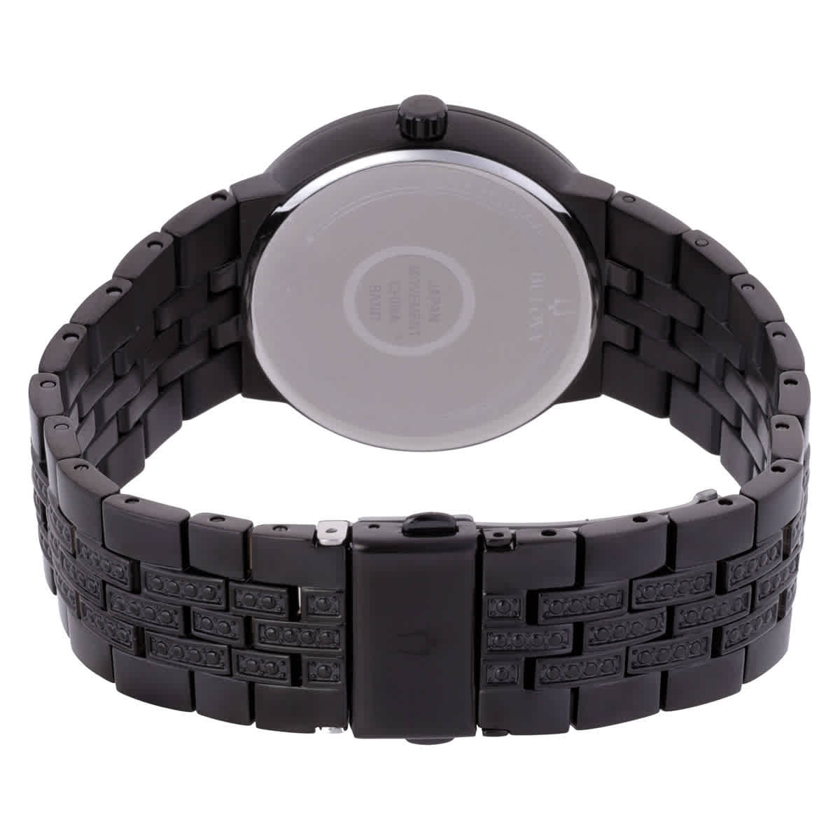 Bulova Classic Box Set Quartz Crystal Black Dial Mens Watch and ...