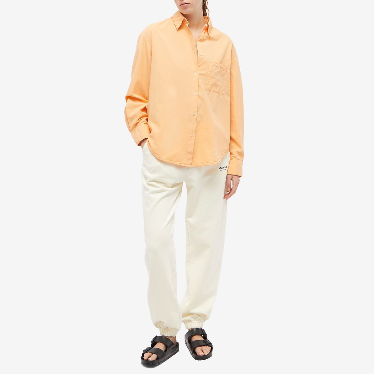 Colorful Standard Women's Organic Oversized Shirt in Sandstone Orange ...