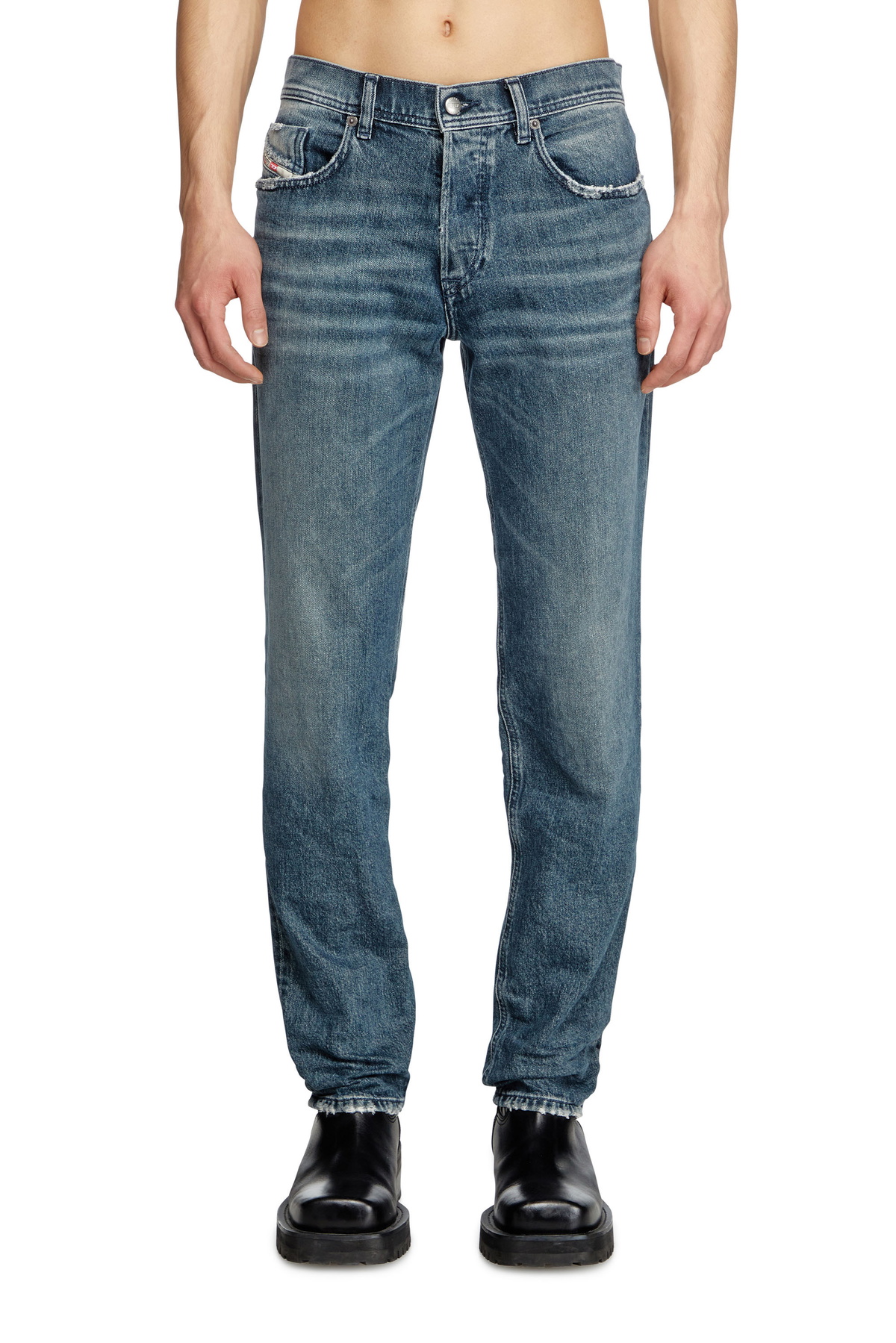 Diesel Regular Jeans - 2023 D-Finitive - Jeans Mens in Blue Diesel