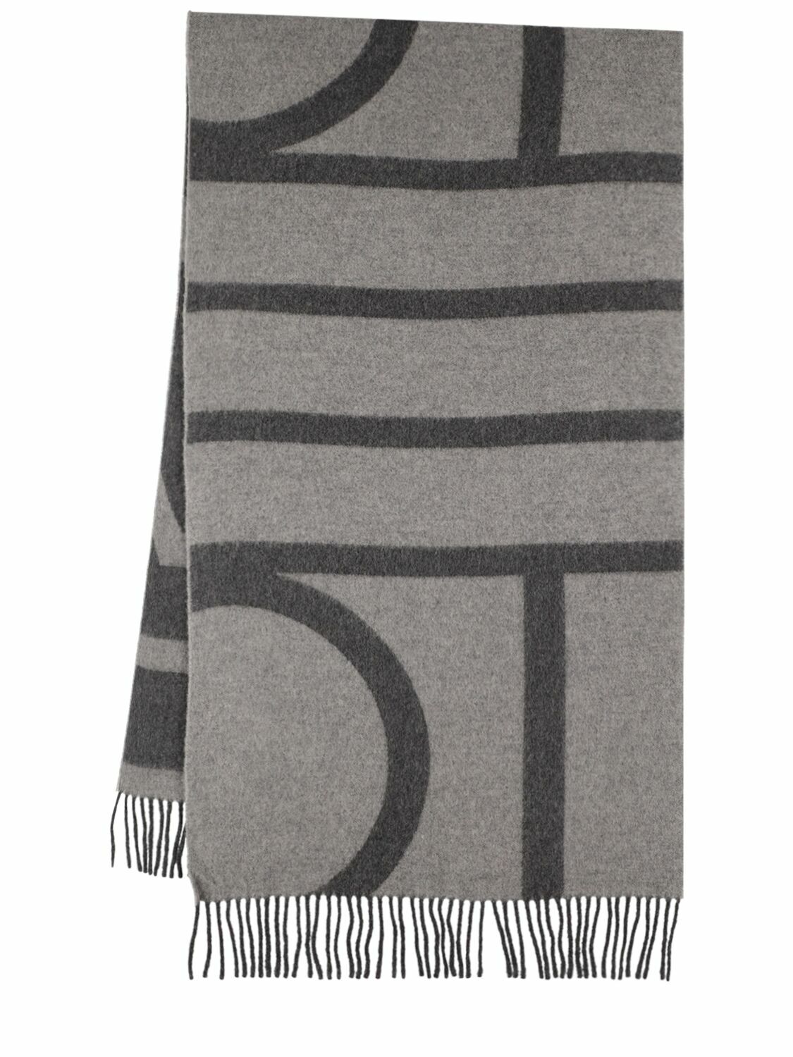 TOTEME - Monogram Jacquard Wool Scarf Toteme