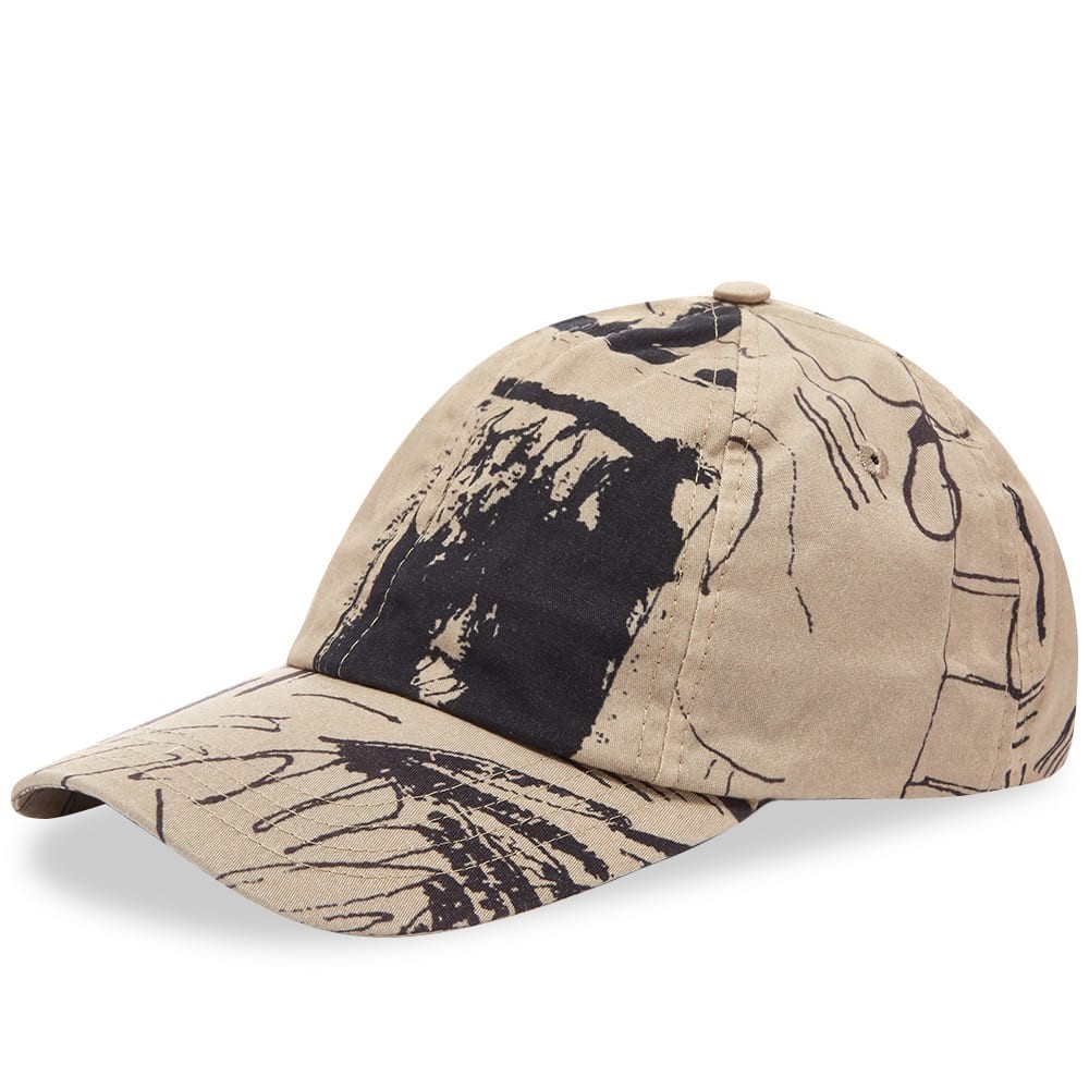 Folk Charm Print Cap Folk