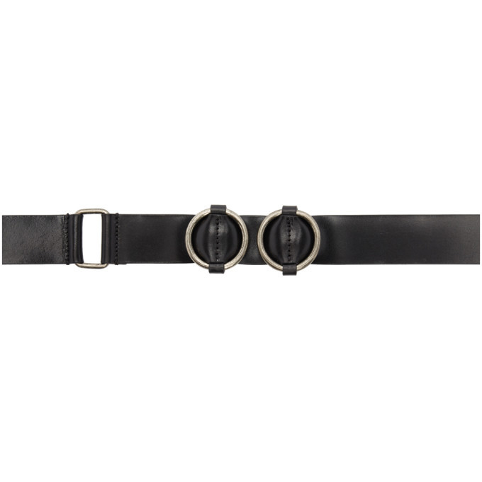 Ann Demeulemeester Black Multi Strap Belt Ann Demeulemeester
