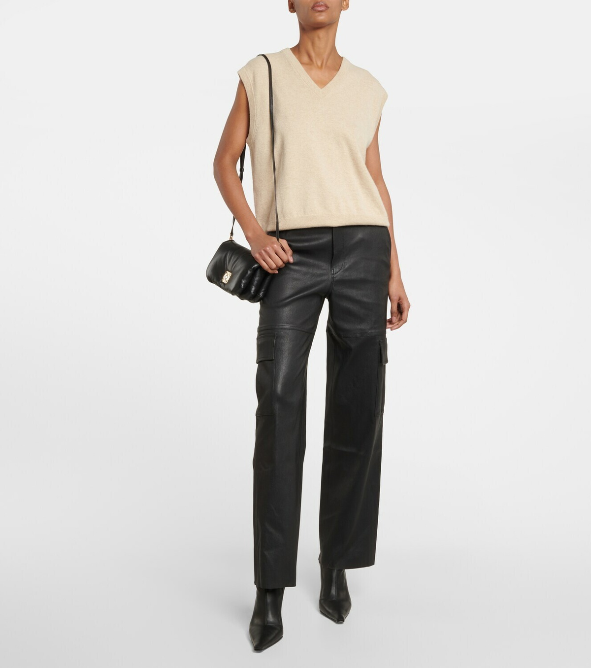 Stouls Axel leather cargo pants Stouls