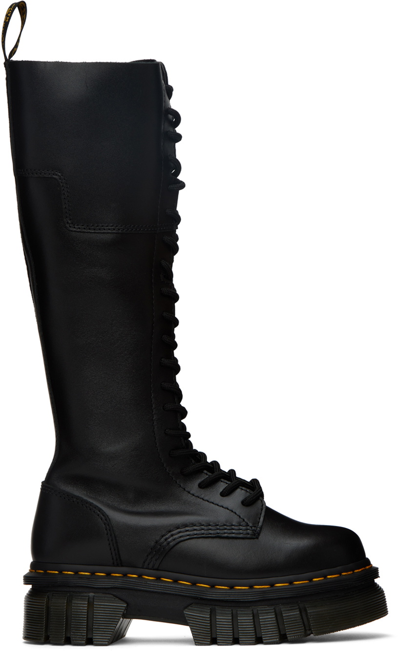 Dr. Martens Black Audrick 20-Eye Boots Dr. Martens