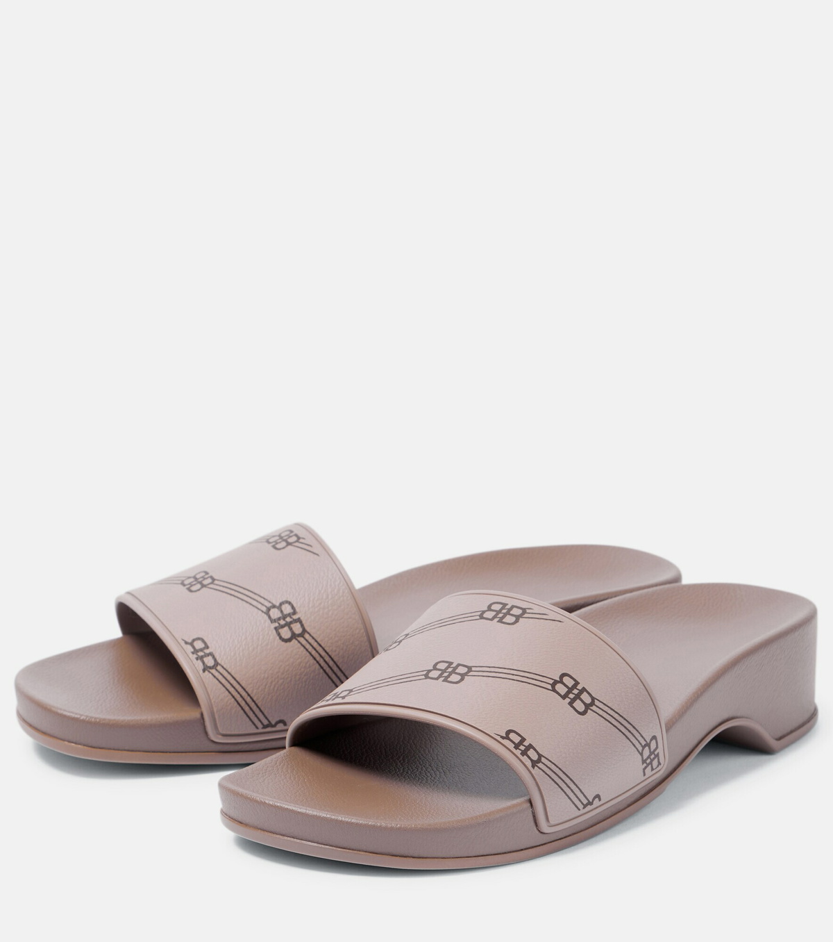 Balenciaga - BB rubber slides Balenciaga