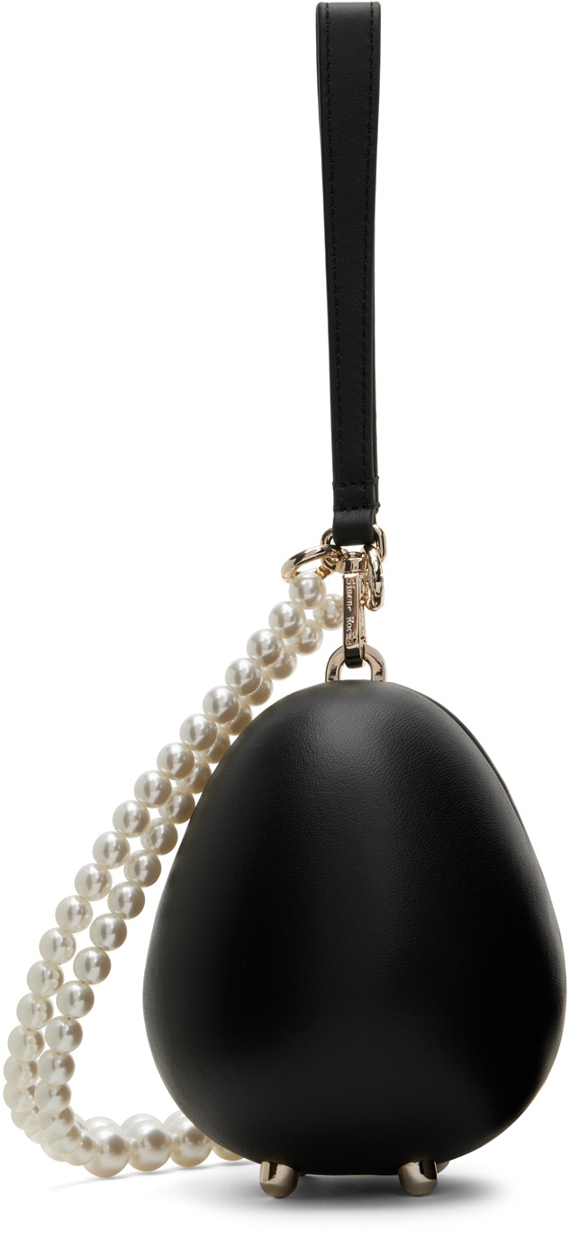 Simone Rocha Black Micro Pearl Egg Bag Simone Rocha