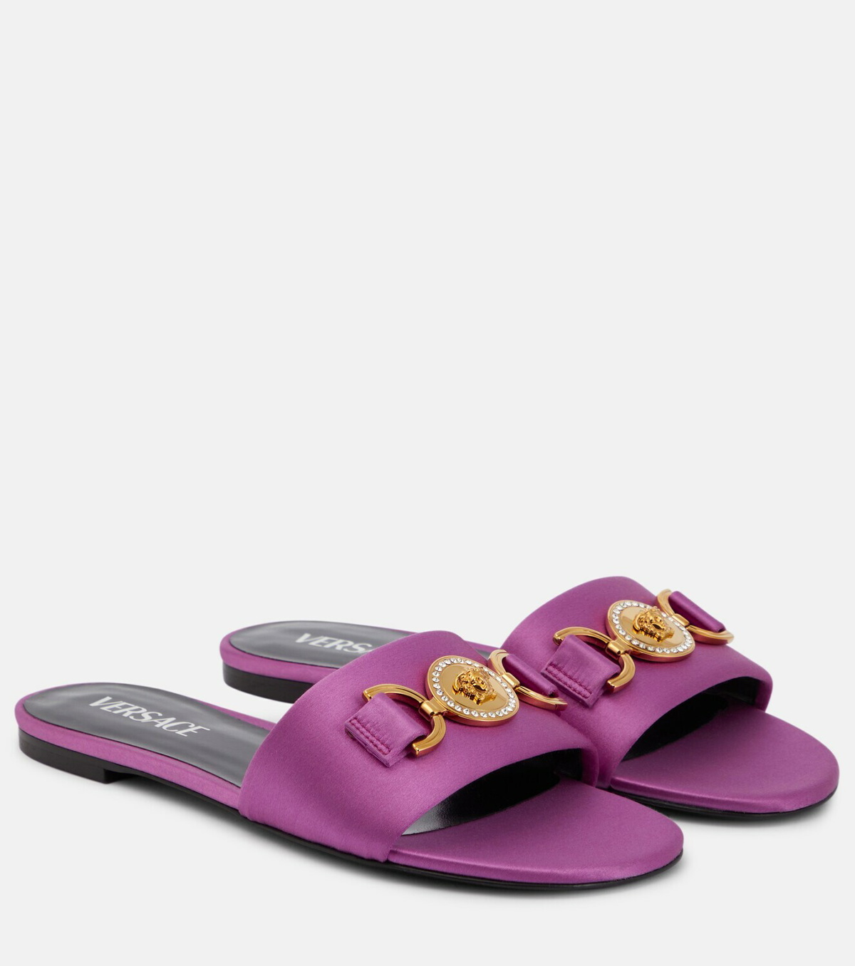 Versace Medusa '95 satin slides Versace
