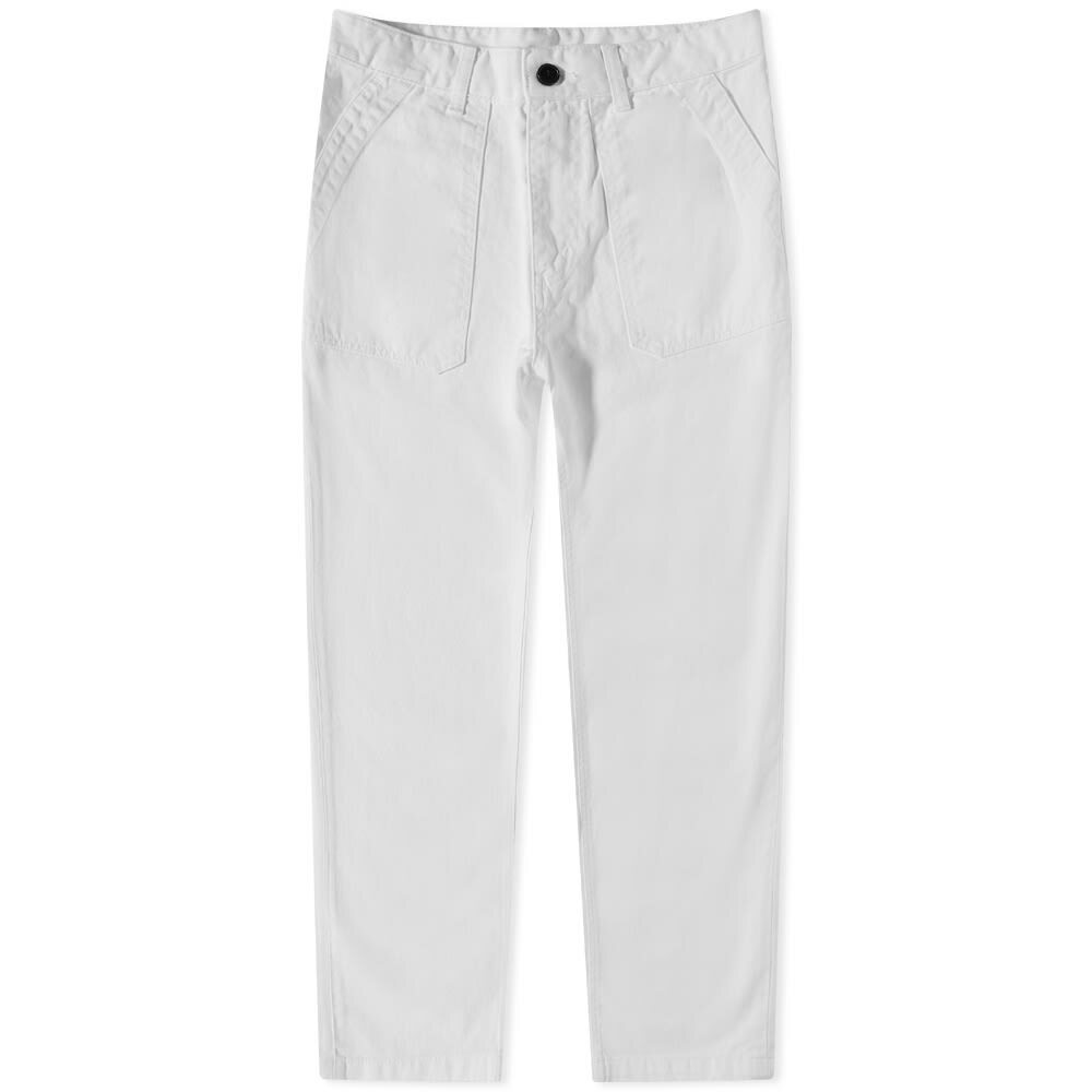 Uniform Bridge Men's Cotton Fatigue Pant in White Uniform Bridge
