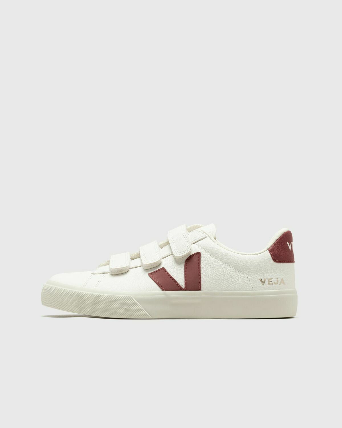 Veja Recife Logo Cf Lthr Red|White - Womens - Lowtop VEJA